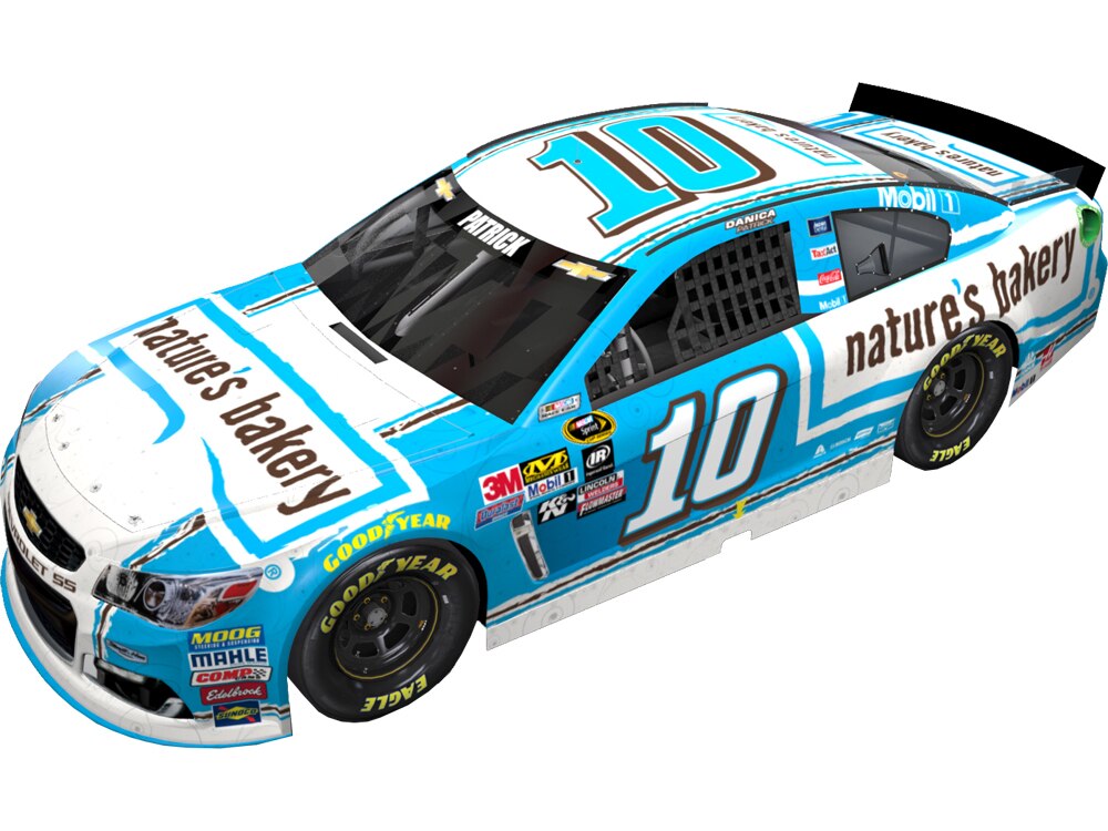 Slight changes in the #10 Nature's Bakery scheme : r/NASCAR