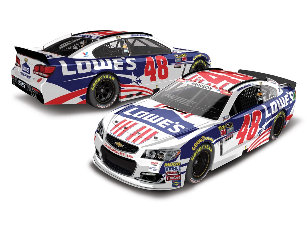 Jimmie Johnson's 2016 Lowe's Patriotic Scheme has been revealed. Will ...