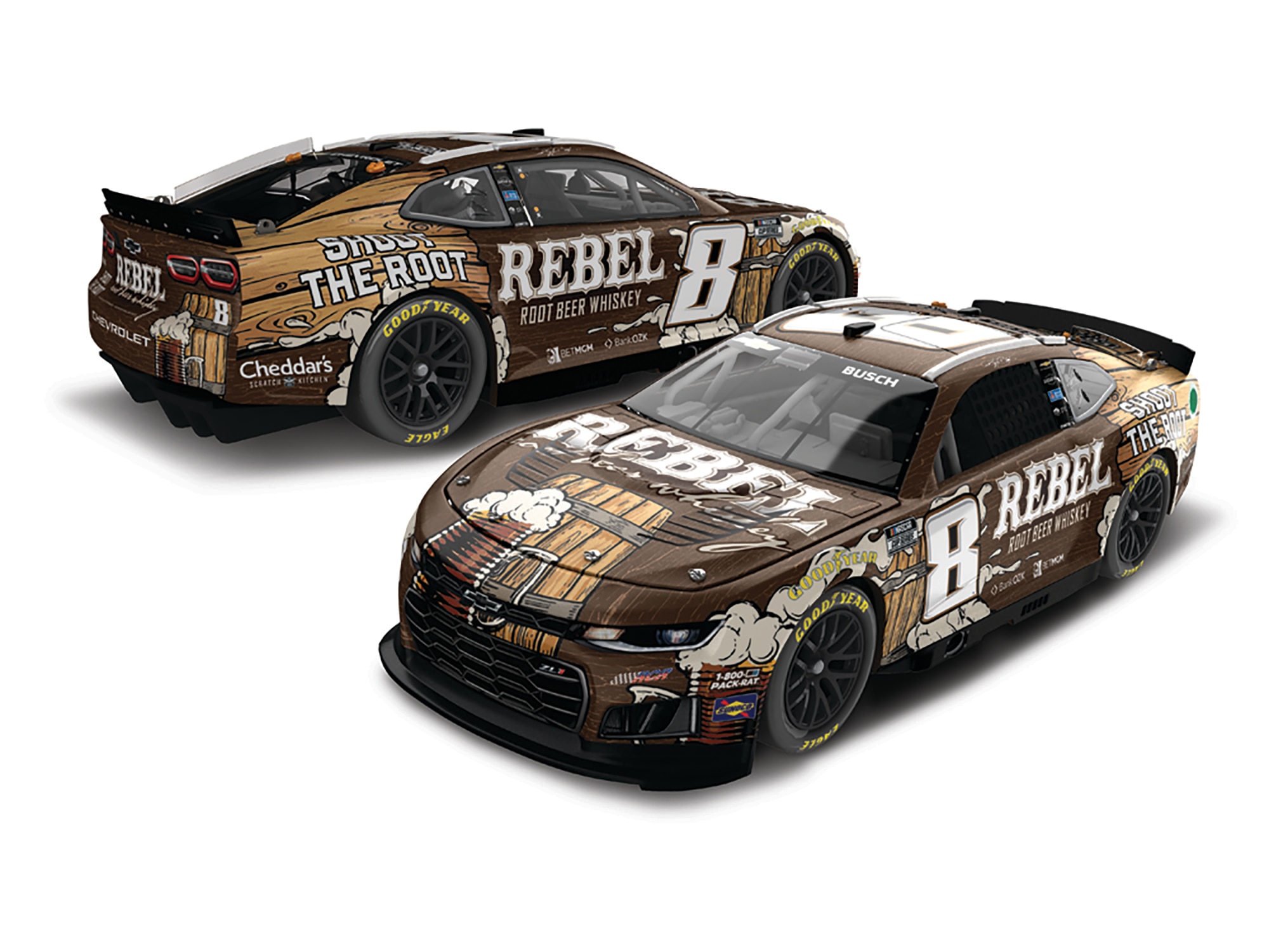 KYLE BUSCH 2026 REBEL ROOT BEER WHISKEY 1:24 ARC DIECAST