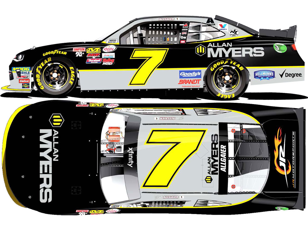 Justin Allgaier Allan Myers Paint Scheme : r/NASCAR