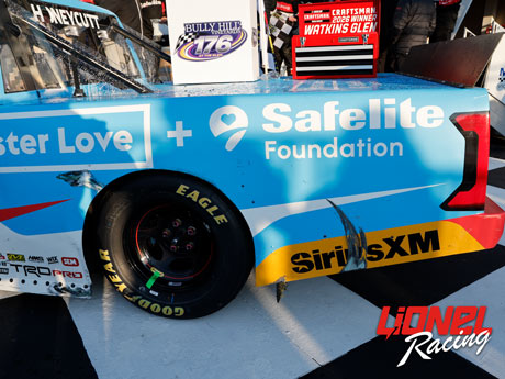 KADEN HONEYCUTT 2026 SAFELITE/ FOSTER LOVE WATKINS GLEN RACE WIN 1:24 ...