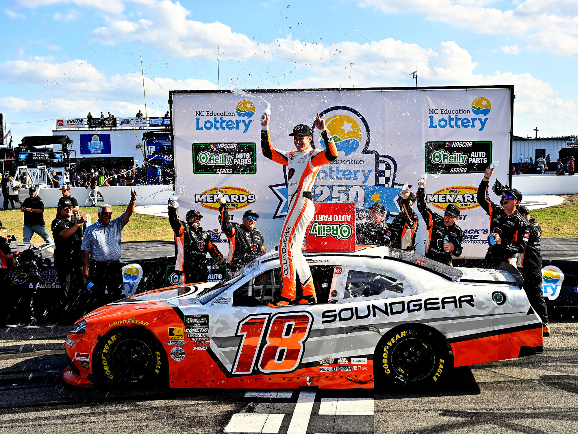 WILLAM SAWALICH 2026 SOUNDGEAR ROCKINGHAM RACED WIN 1:24 COLOR CHROME ...