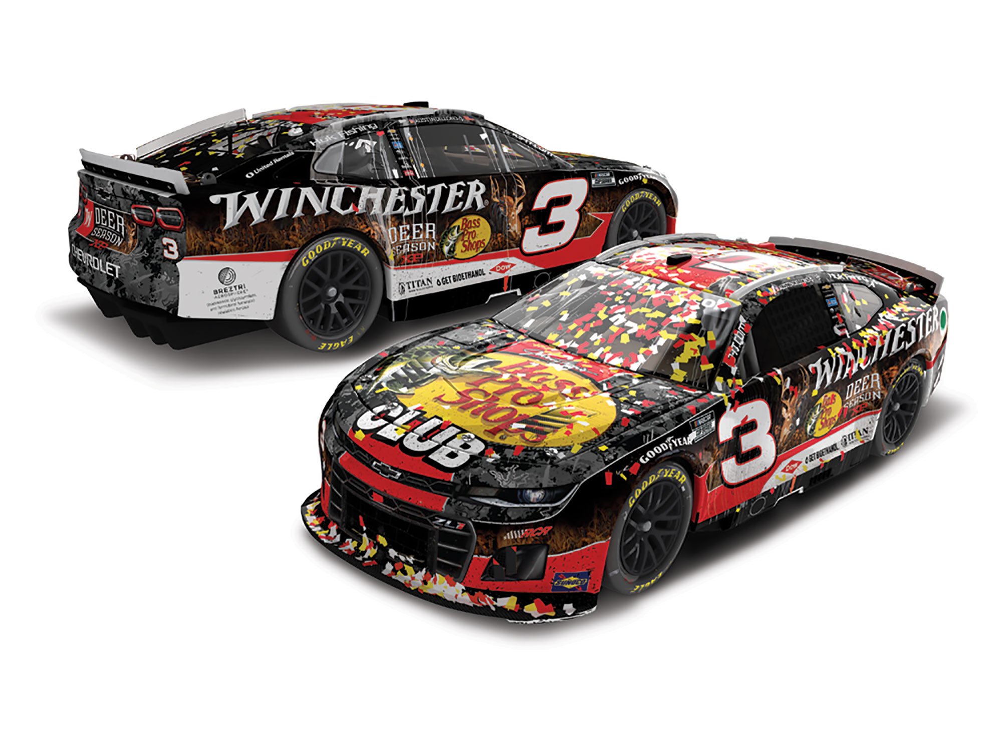 AUSTIN DILLON 2025 BASS PRO SHOPS WINCHESTER DEER SEASON RICHMOND RACED ...
